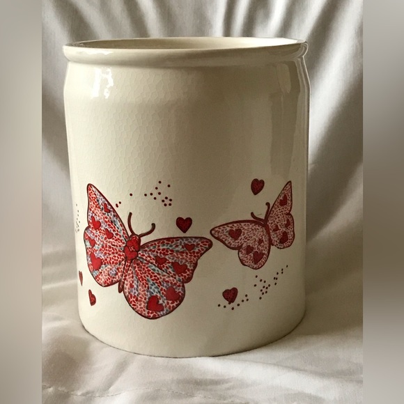 Accents | New Beautiful Decorative Butterfly Container 7 12 Tall X 6 12 ...